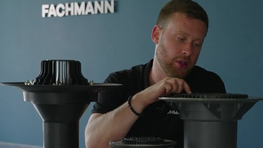 FACHMANN | Идеальные воронки для эксплуатируемой кровли с террасной ...